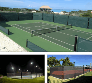 Pickleball Court Fencing & Windscreens | PICKLETILE | PICKLEGLASS