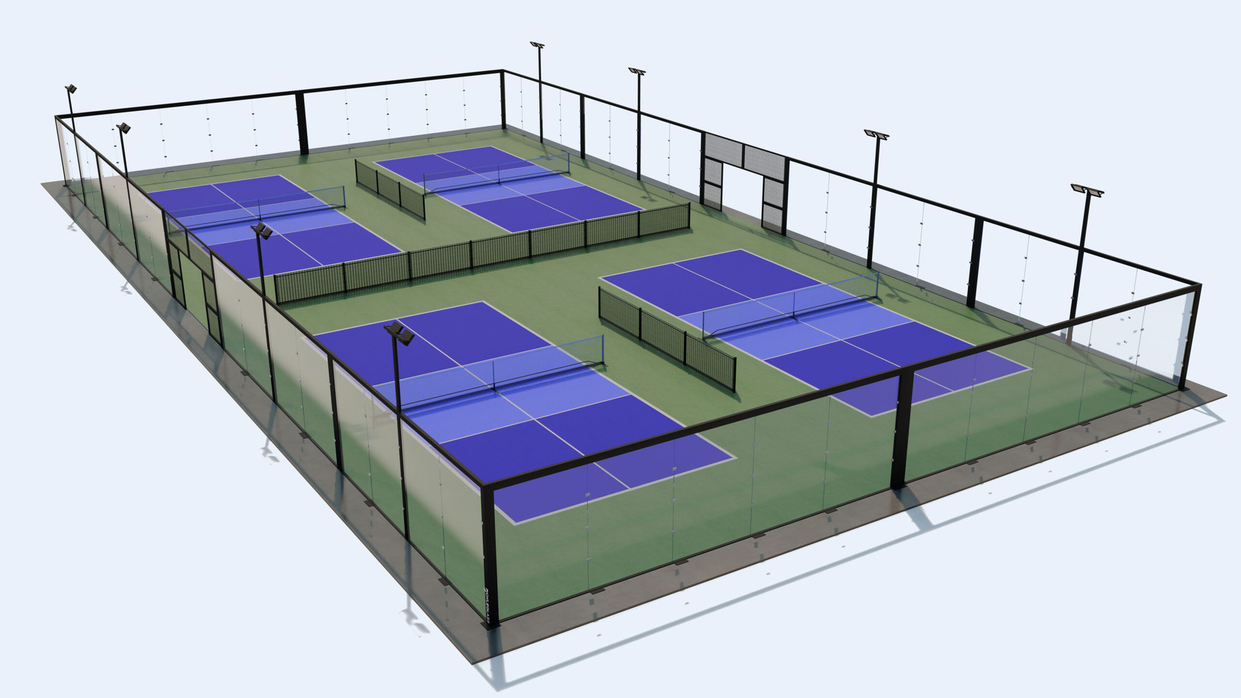 HURRICANE STRENGTH PICKLEBALL COURTS | PICKLETILE | PICKLEGLASS