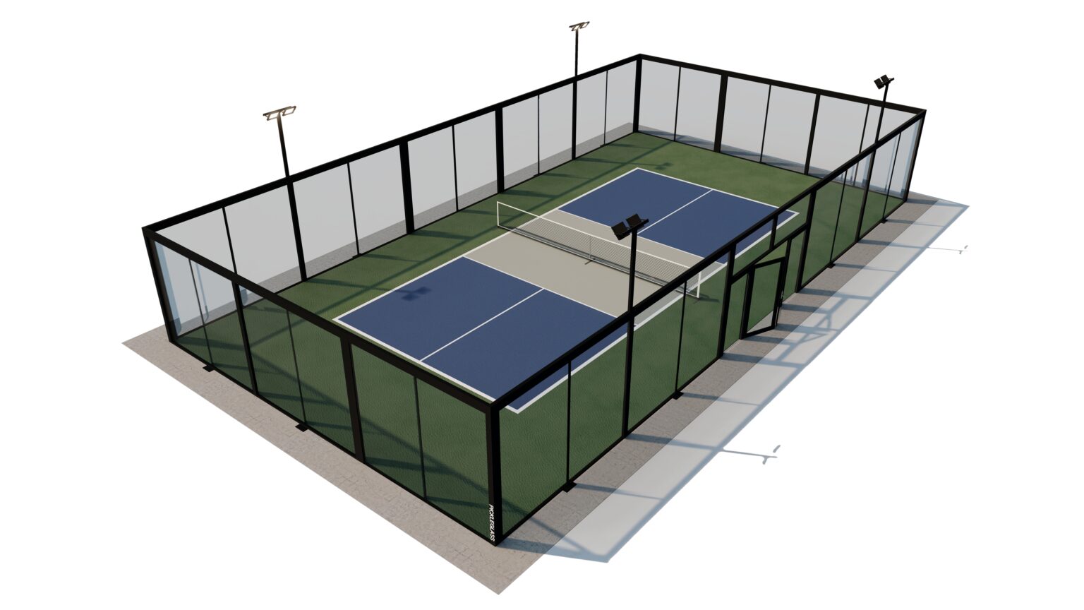 Pickleball Sound Barrier | Soundproof Glass Walls | Pickleball Courts ...
