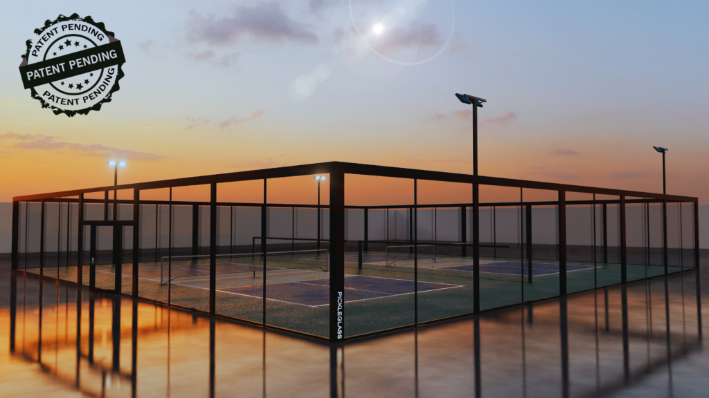 Soundproof Glass Walls | Pickleball Courts | PICKLEGLASS™