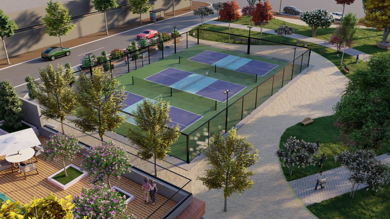 Pickleball Sound Barrier | Soundproof Glass Walls | Pickleball Courts ...