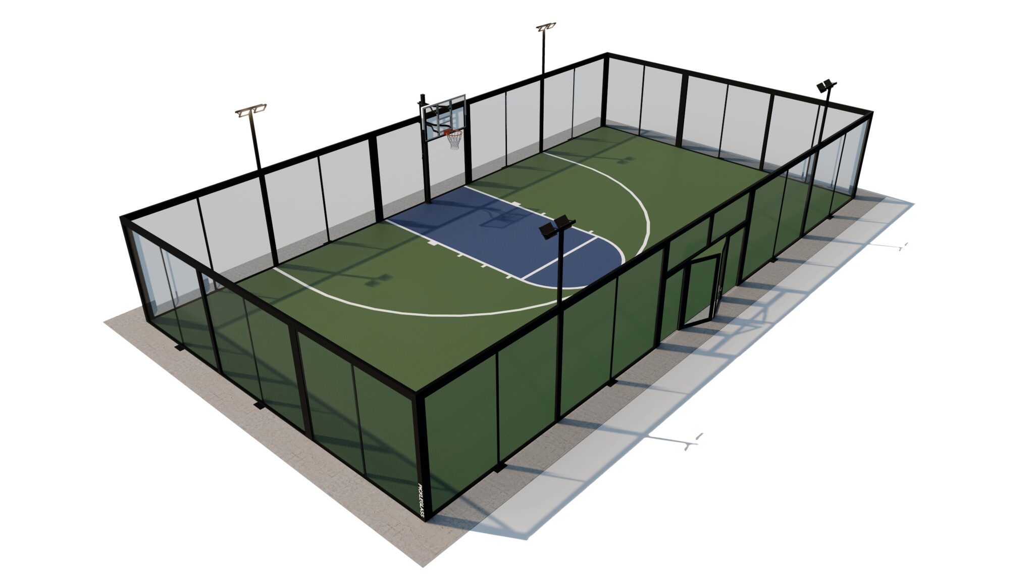 Pickleball Sound Barrier | Soundproof Glass Walls | Pickleball Courts ...