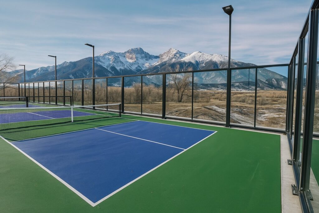 Pickleball Sound Barrier | Soundproof Glass Walls | Pickleball Courts ...