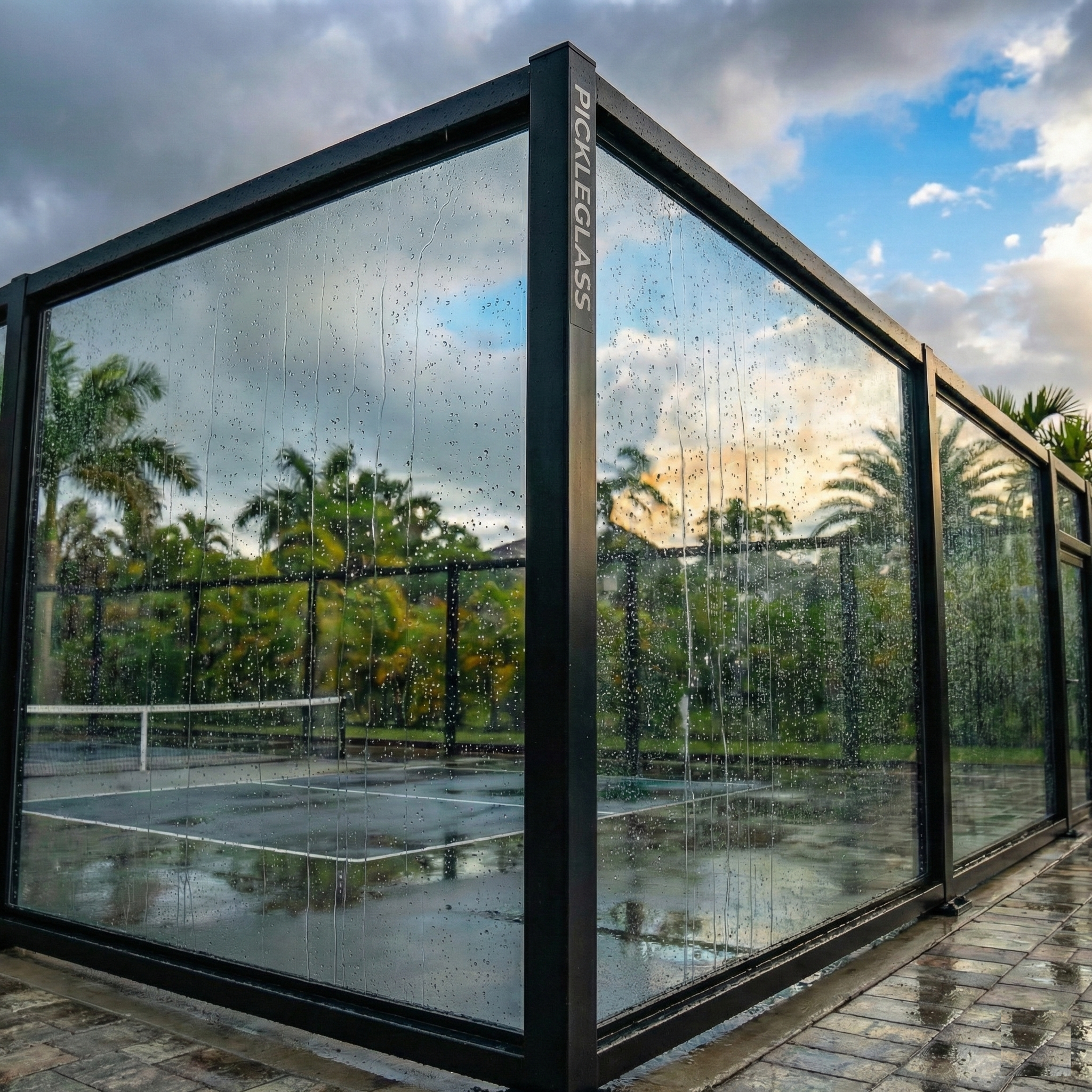 Pickleball Sound Barrier | Soundproof Glass Walls | Pickleball Courts ...